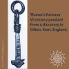 Silver Anglo Saxon Thunor’s Hammer – WhirlingSun
